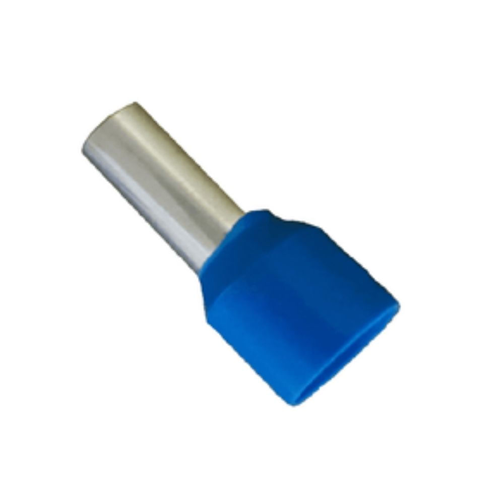 Terminal Ilhos Simples 2,5Mm Azul Embalagem Com 100 Peças Eletrokit| ANDRA