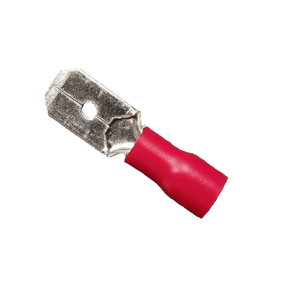 Terminal Macho Isolado 0,5-1, 50Mm Vermelho Embalagem Com 100 Peças ...