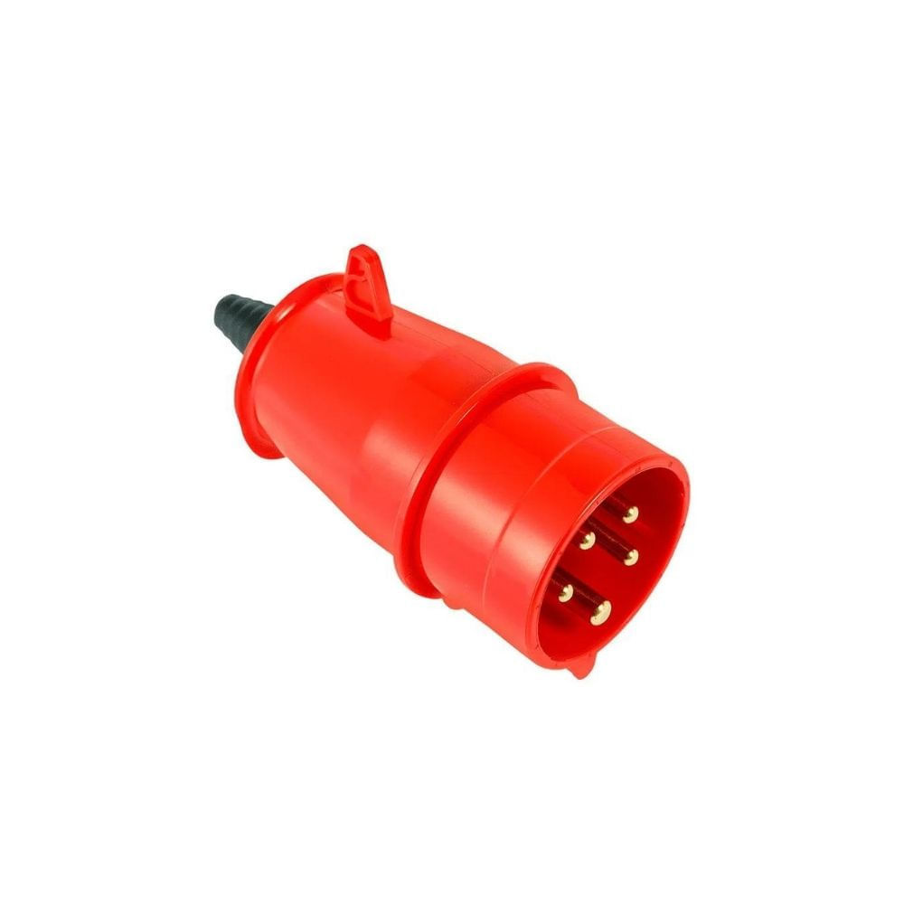 Plug 3P+T 16A 380/440V N4076 Vermelho 6H Newkon Steck| ANDRA