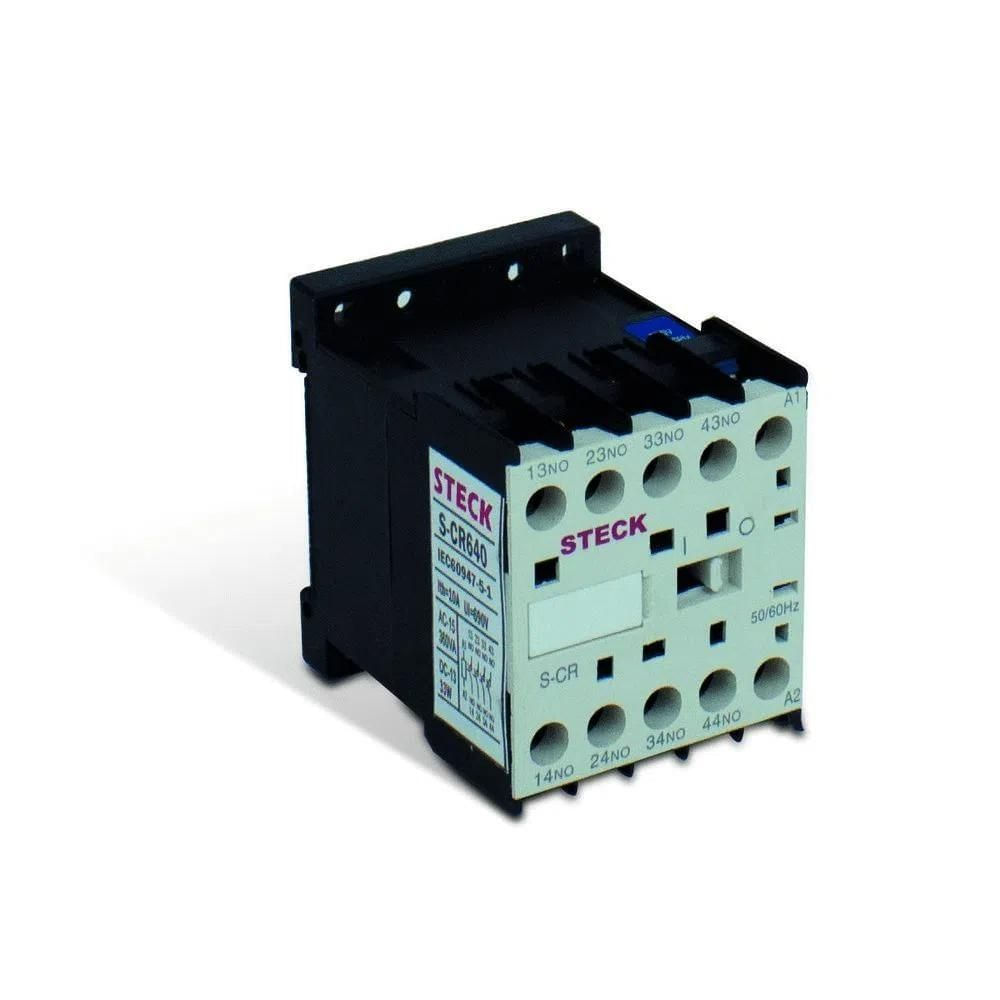 Contator Auxiliar Mini 220V 50/60Hz 2Na E 2Nf Scr622M Steck| ANDRA