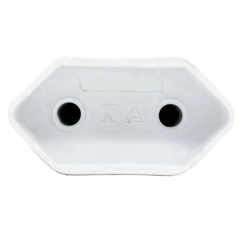Plug 2P 10A 250V Pb Fêmea Branco Transmóbil| ANDRA
