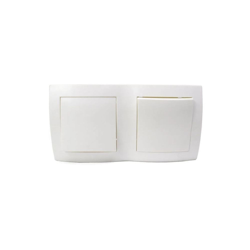 Conjunto 1 Interruptor Simples E 1 Paralelo Sistema X Pial| ANDRA Conjunto 1 Interruptor Simples E 1 Paralelo Sistema X Pial| ANDRA