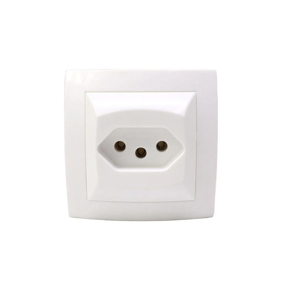 Conjunto Tomada 2P+T 20A 250V Pb Sistema X Pial| ANDRA