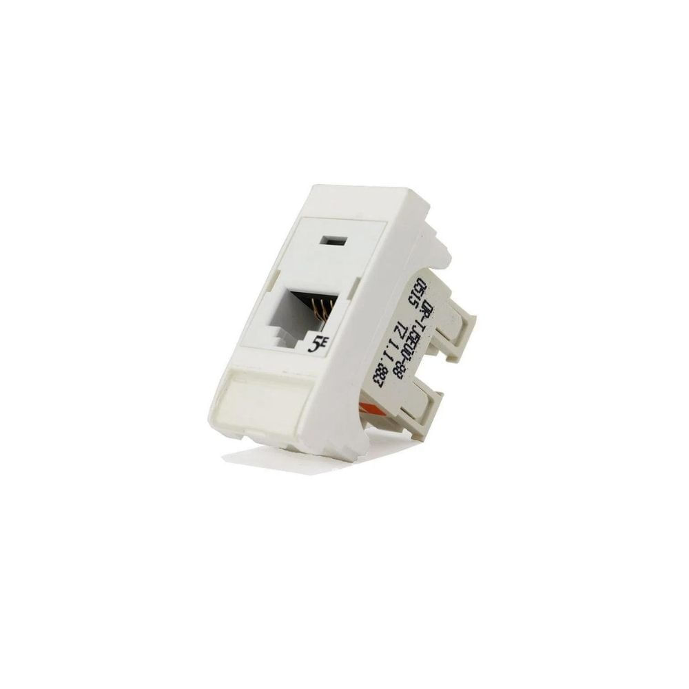 Módulo Tomada Informática Rj45 Cat5 Branco Para Plus Pial| ANDRA