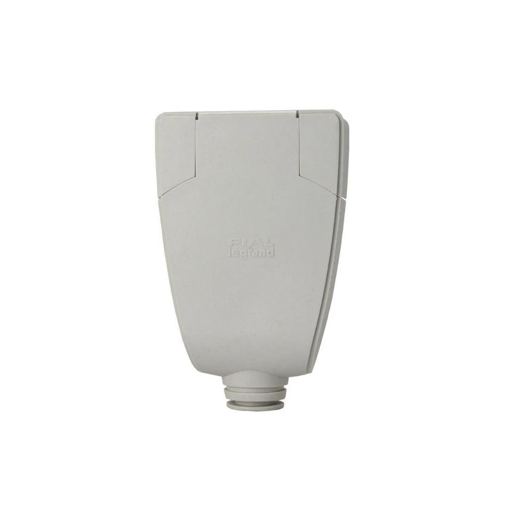Plug 2P 20A 250V Pb Fêmea Cinza Axial Pial| ANDRA
