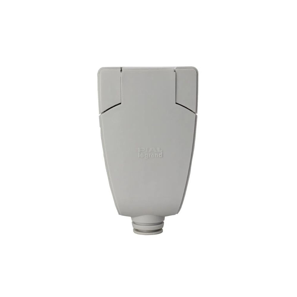 Plug 2P+T 20A 250V Pb Fêmea Cinza Axial Pial| ANDRA