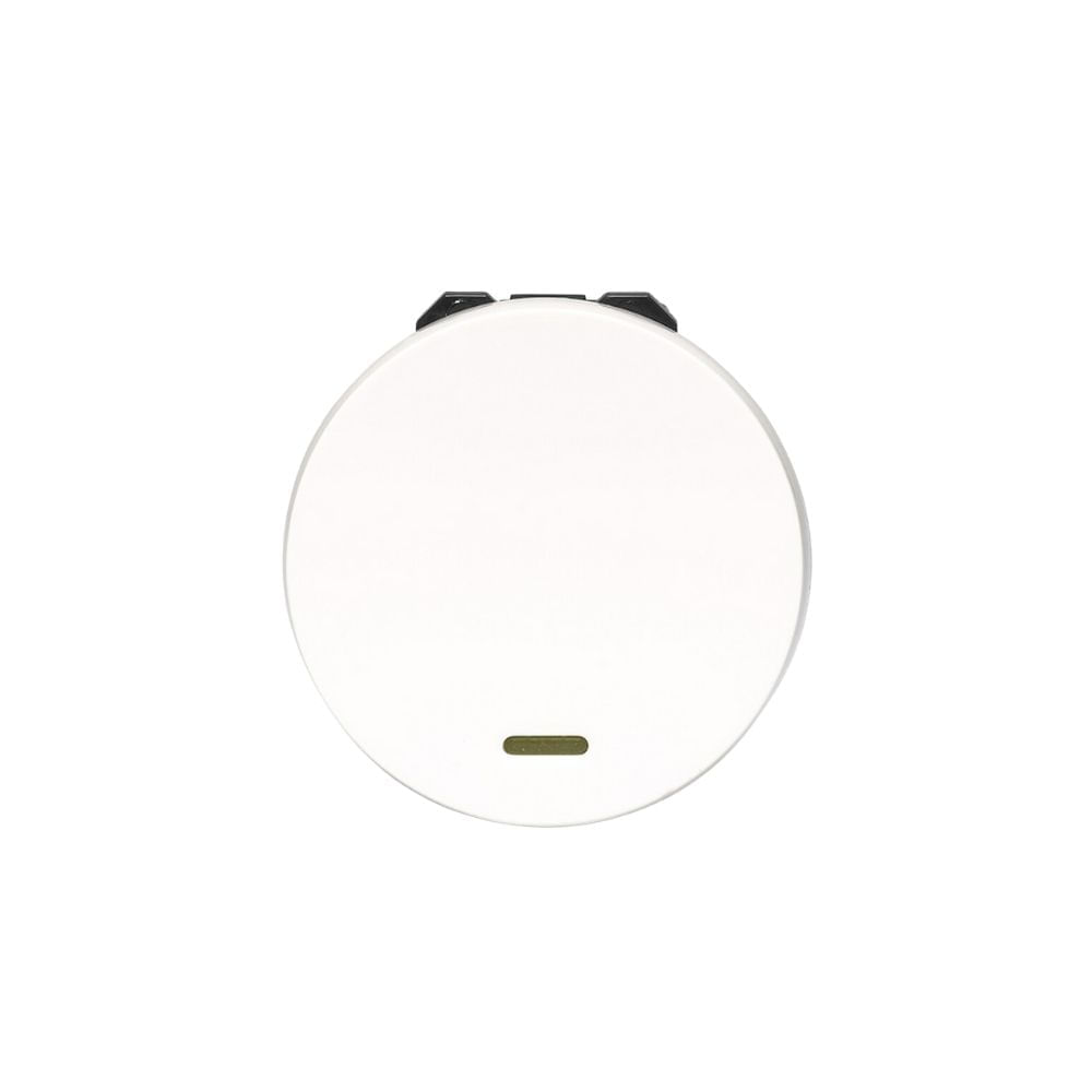 Módulo 2 Interruptor Paralelo LED 16A 250V Branco Redondo Arteor Pial ...