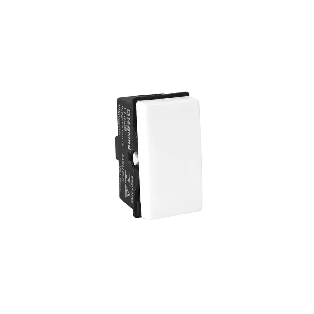 Módulo 1 Interruptor Paralelo Branco Pop Pial Legrand| ANDRA Módulo 1 Interruptor Paralelo Branco Pop Pial Legrand| ANDRA