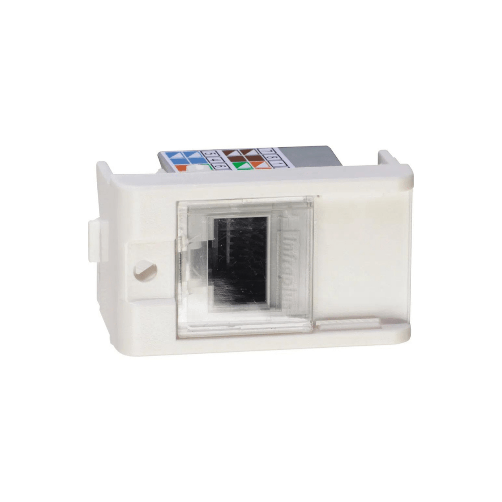 Módulo Tomada Informática Rj45 Cat5E Prm047751 Branco Puro 1 Módulo ...