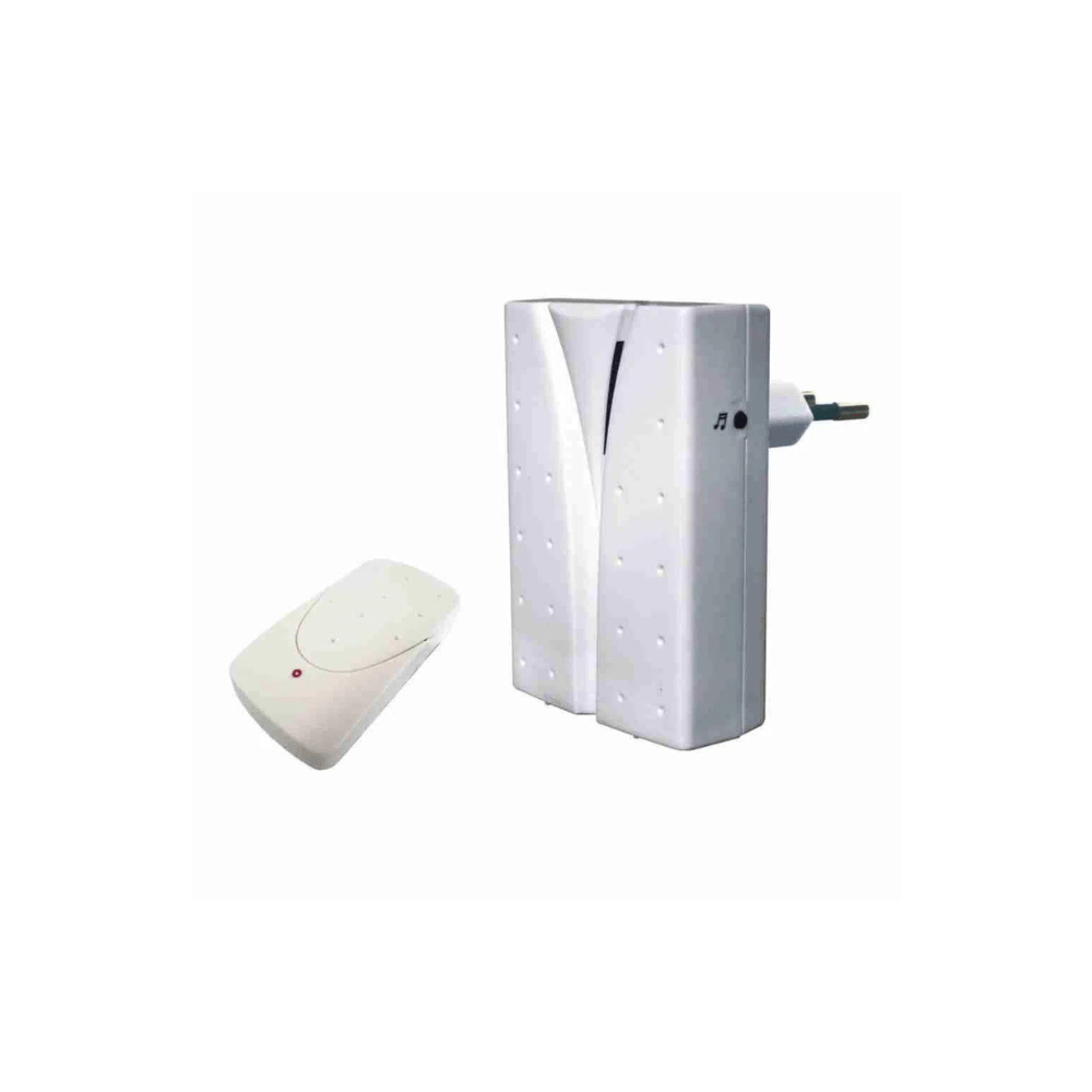 Campainha Sem Fio 16 Sons Bivolt De Tomada Ding-Dong Musical Key West ...