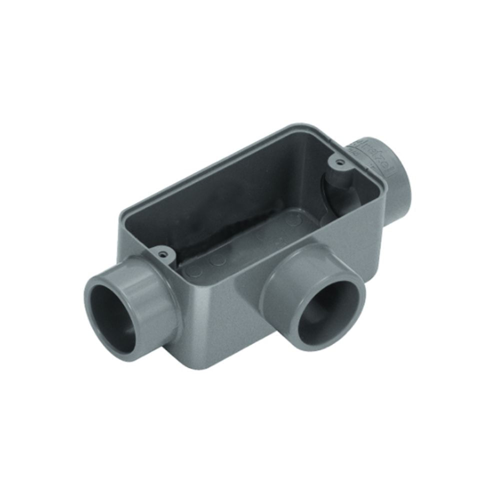 Condulete PVC T 1/2 Cinza Sem Rosca Sem Tampa Wetzel| ANDRA