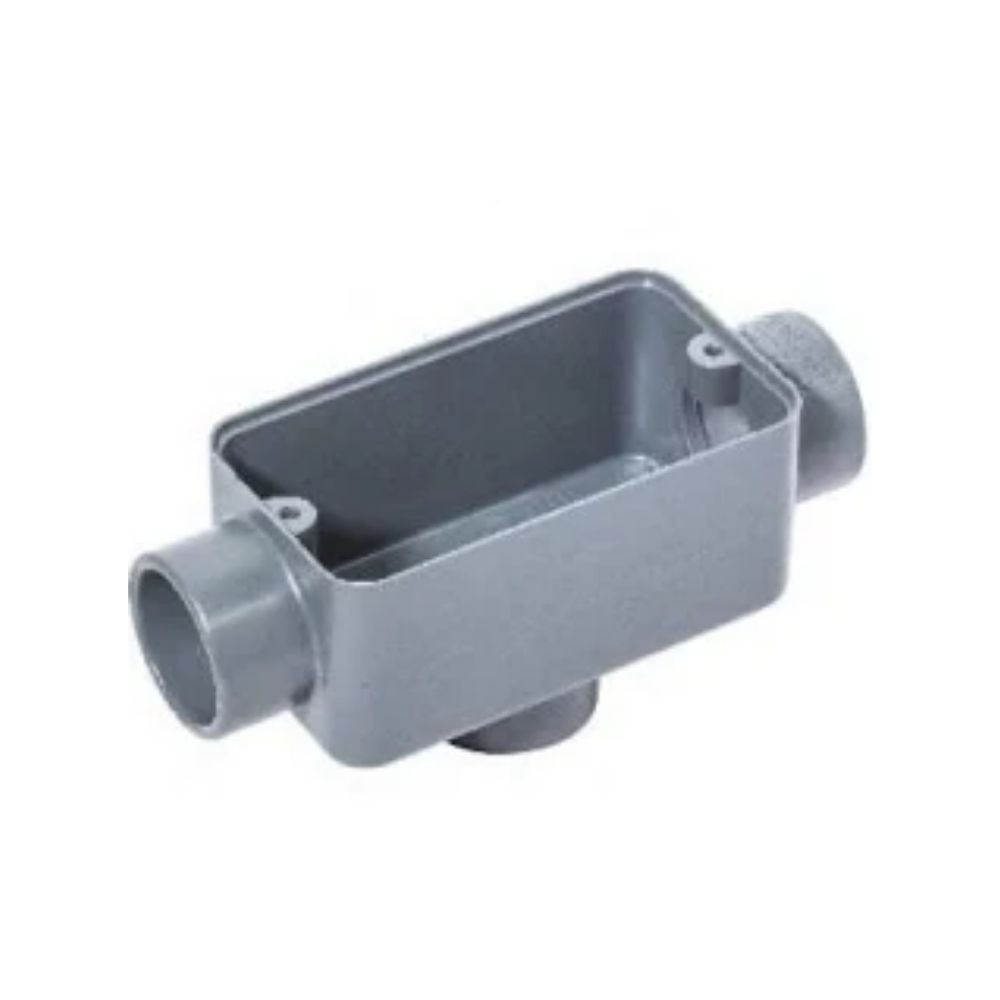 Condulete PVC TB 3/4 Cinza Sem Rosca Sem Tampa Wetzel| ANDRA