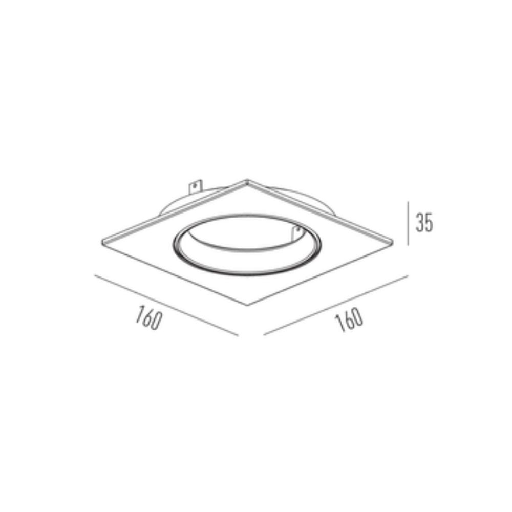 Spot De Embutir Dirigível Quadrado Par30 E Cdmr Branco Il0159Bmtx Interlight| ANDRA