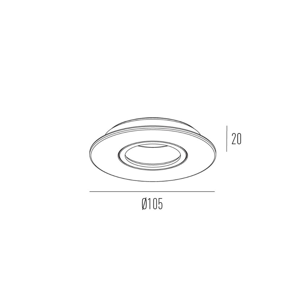 Spot De Embutir Dirigível Redondo Dicróica Gu10 Branco Interlight| ANDRA