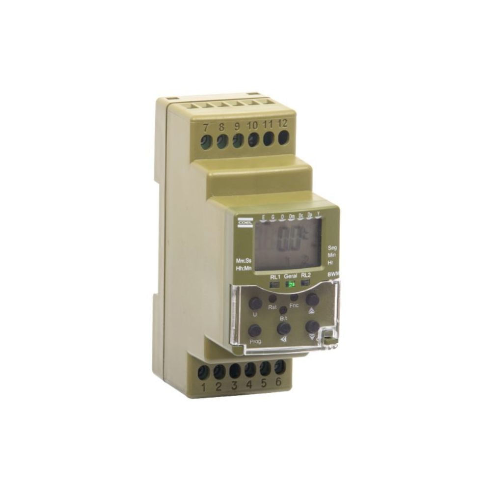 Temporizador Digital 100/240V/CC Multi Escala Fix BWM-HRR Coel| ANDRA