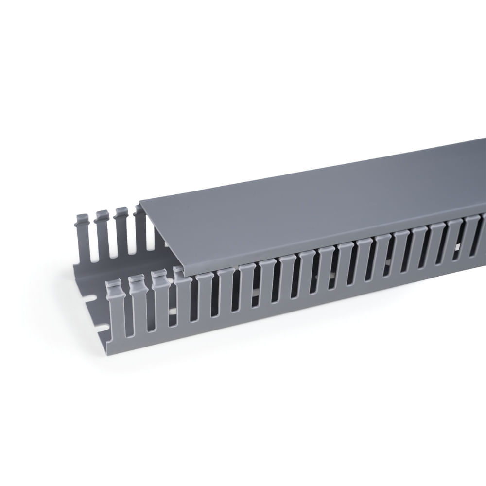Canaleta Recorte Aberto 50X80mm 2 Metros Cinza Hd-9P 011800273 ...