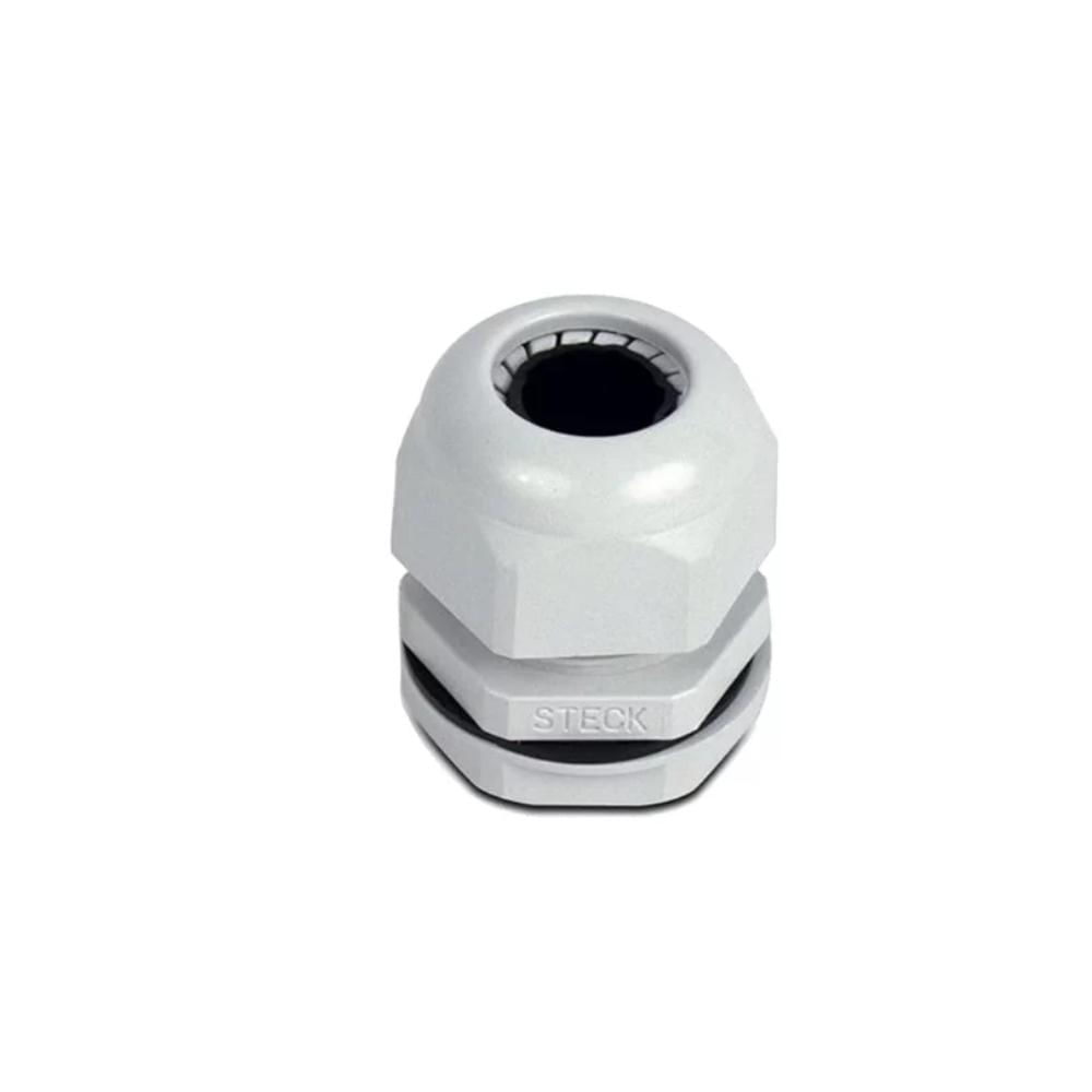 Prensa Cabo PVC 1.1/2 Bsp Cinza Cl Rosca Longa IP67 S-856LI Steck | ANDRA