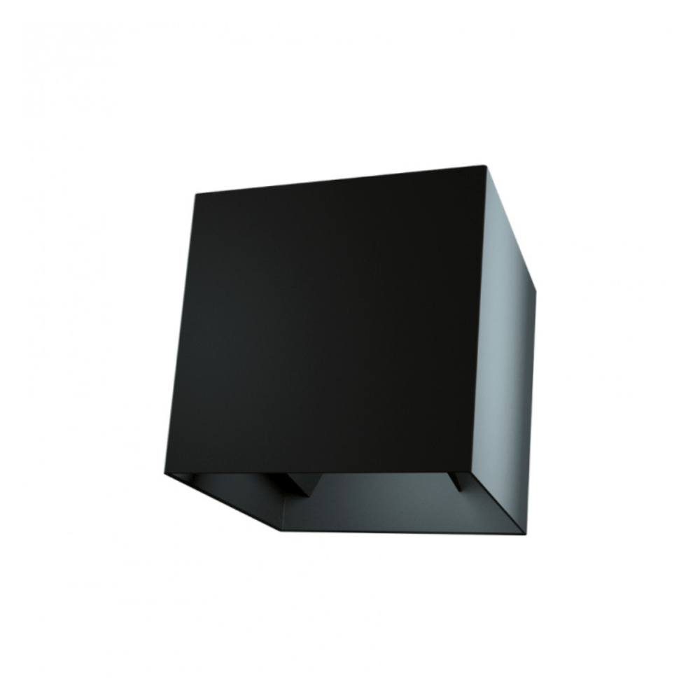Arandela LED 6W 3000K Luz Amarela Preto Luz Direta LM-880 IP65 Bivolt ...