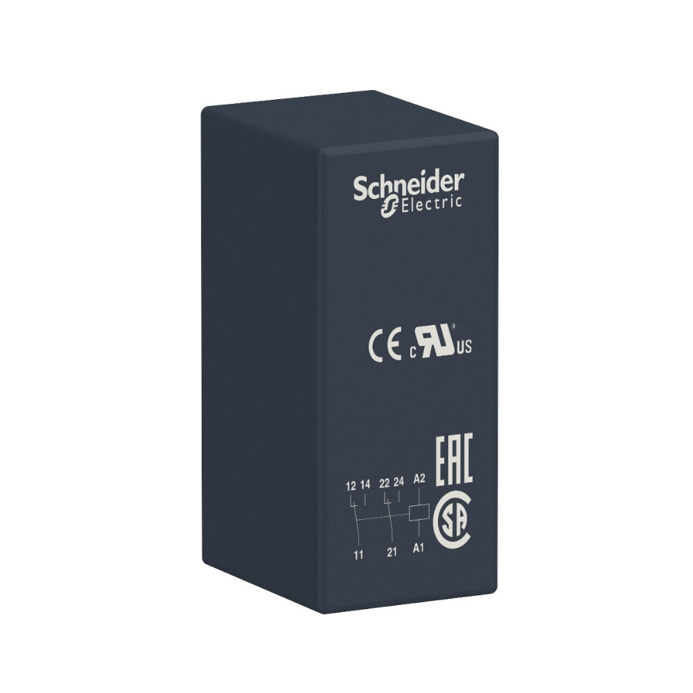 Relé De Interface 8A 2Naf 24Vcc RSB2A080BD Schneider| ANDRA