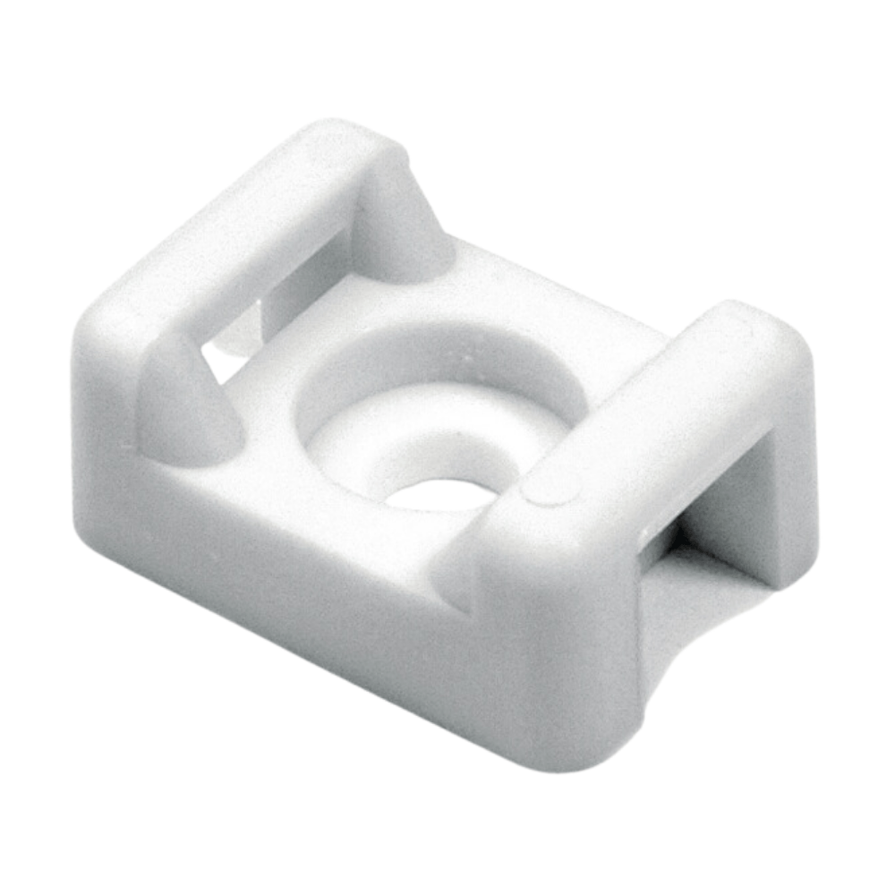 Fixador Nylon 6.6 Branca Para Abraçadeiras T18 A T120 Ctm-2 Hellermann ...