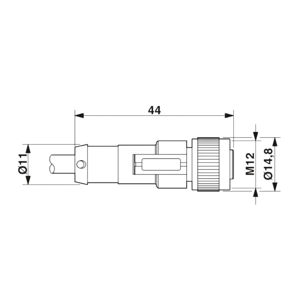 Cabo Sensor 5 Metros 5P M12 Preto Sac 5 Polos 5,0-Pur/M12Fs 1669848 ...