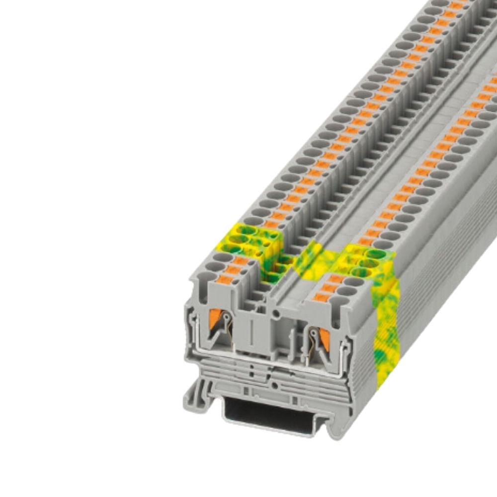 Conector de Passagem Terra 2,5Mm Pt 2,5-Pe Verde / Amarelo 3209536 ...