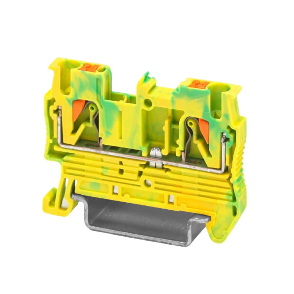 Conector de Passagem Terra 2,5Mm Pt 2,5-Pe Verde / Amarelo 3209536 ...