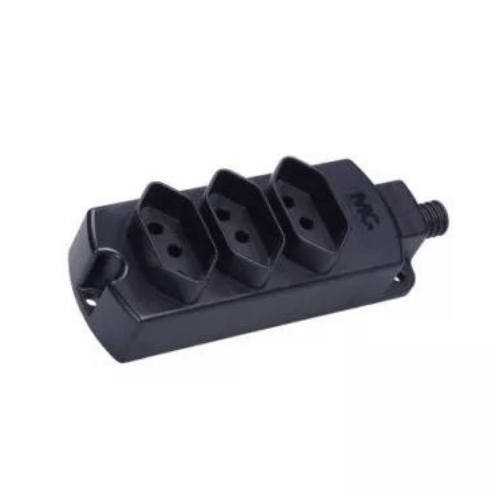 Régua De Tomada 2P+T 20A 250V Pb 5 Tomadas Cinza Margirius| ANDRA