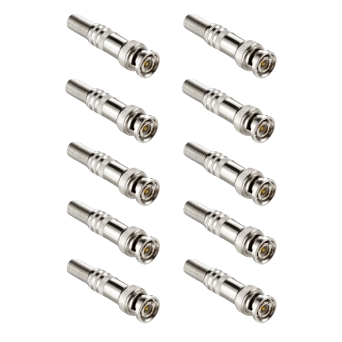 Kit Conector Para Câmera CFTV BNC Com Mola 17090265 Embalagem Com 10 ...
