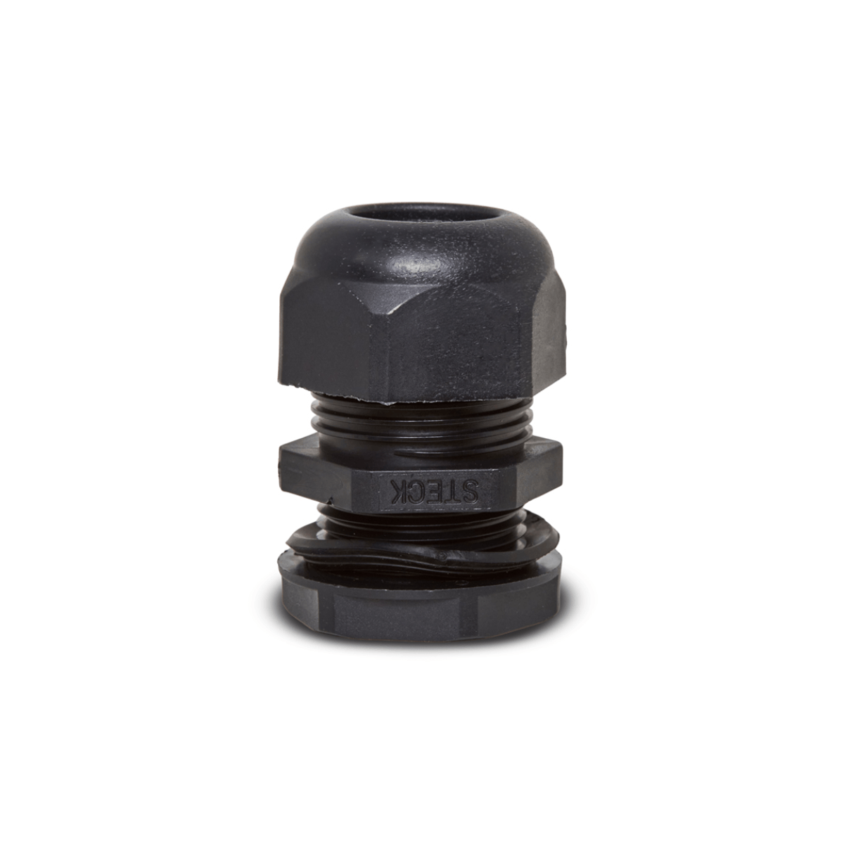 Prensa Cabo PVC 3/4 BSP Rosca Longa Preto Steck| ANDRA