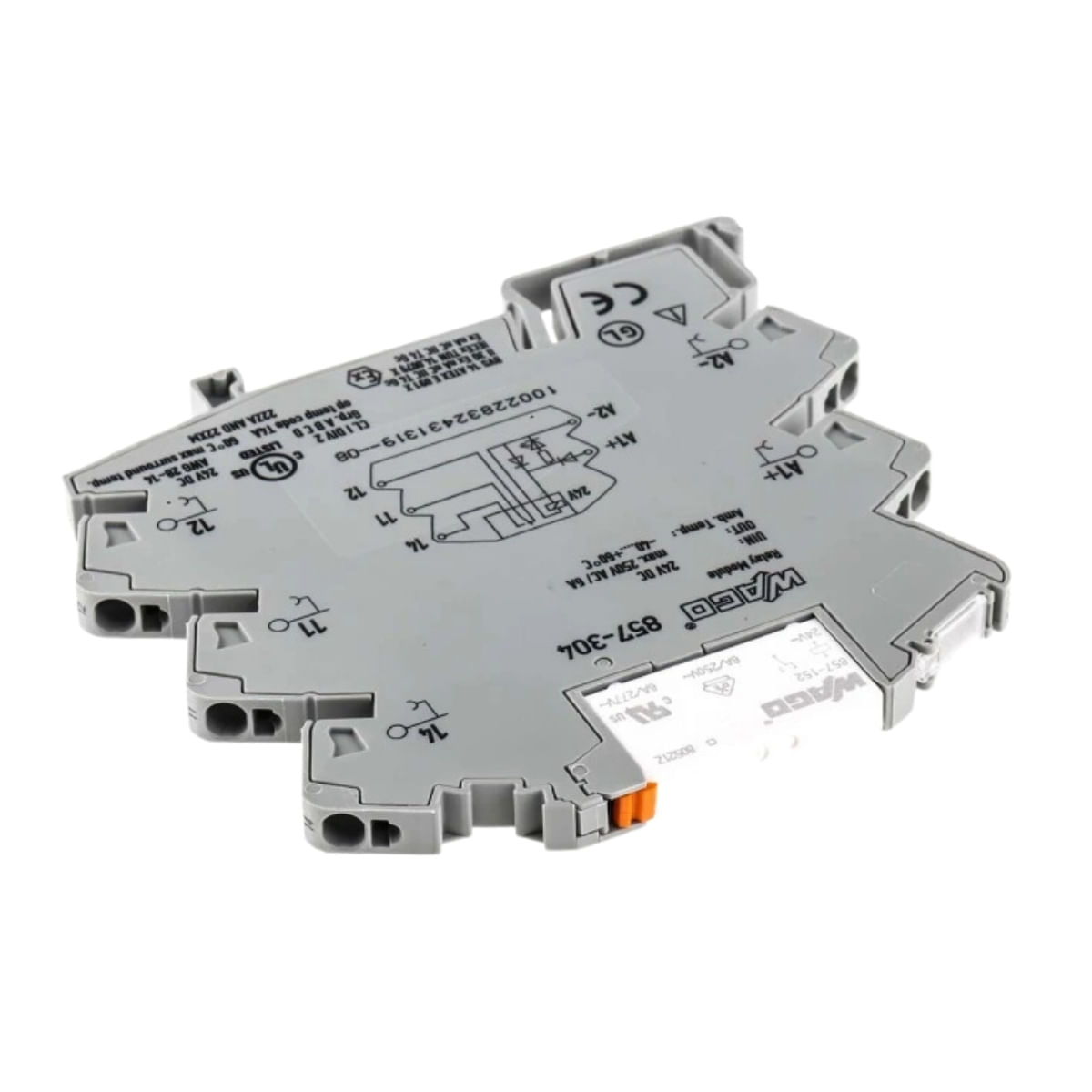 Rele Interface Slim 24Vcc 6A 1Naf+Base 857-304 Wago | ANDRA