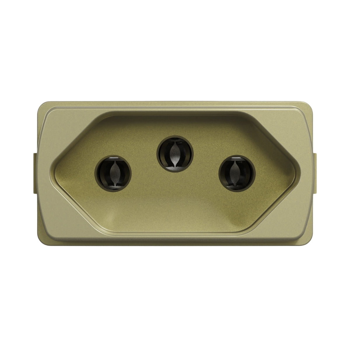 Módulo Tomada 2P+T 20A-250V Pb Dourado S3B70353 1Md Miluz Schneider| ANDRA