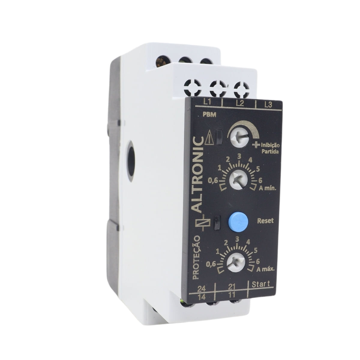 Monitor Falta Sequência Mínima/Máxima Corrente Tc Embutido 220/380V Pbm ...