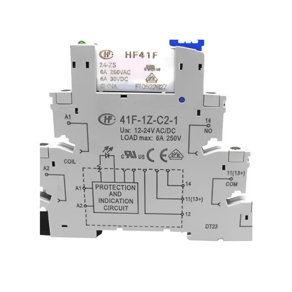 Relé Interface Slim 24V/Cc 6A 1Naf+Base 5Rdi24N Altronic| ANDRA
