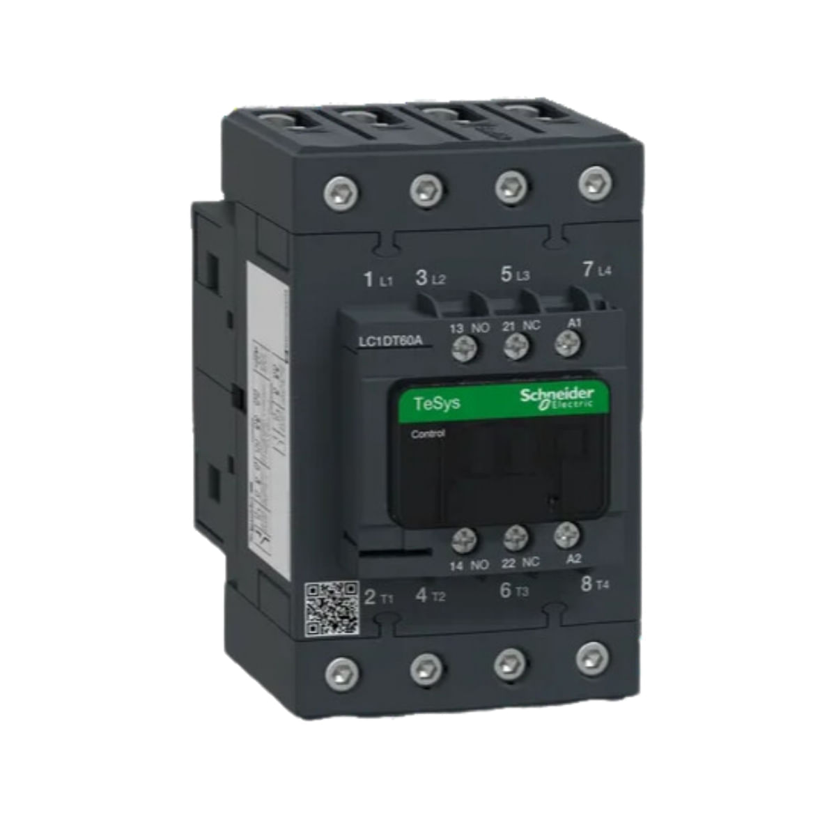 Contator 4P 40A 220V Ac3 50/60Hz 1Na+1Nf Lc1Dt60Am7 Everlink Schneider ...