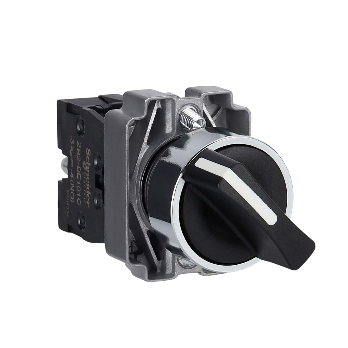 Comutador Com Manopla Curta Fixa 2 Posições 22Mm Metal 1Na Xb2Bd21C ...