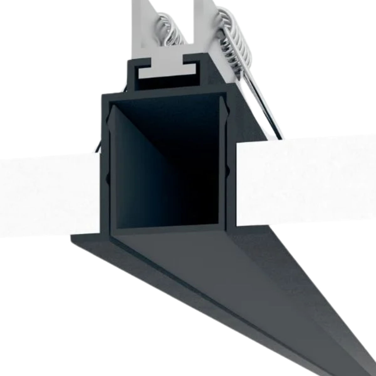 Perfil Linear Embutir 3000Mm Preto 19635/3000Preto Legou Usina Design ...