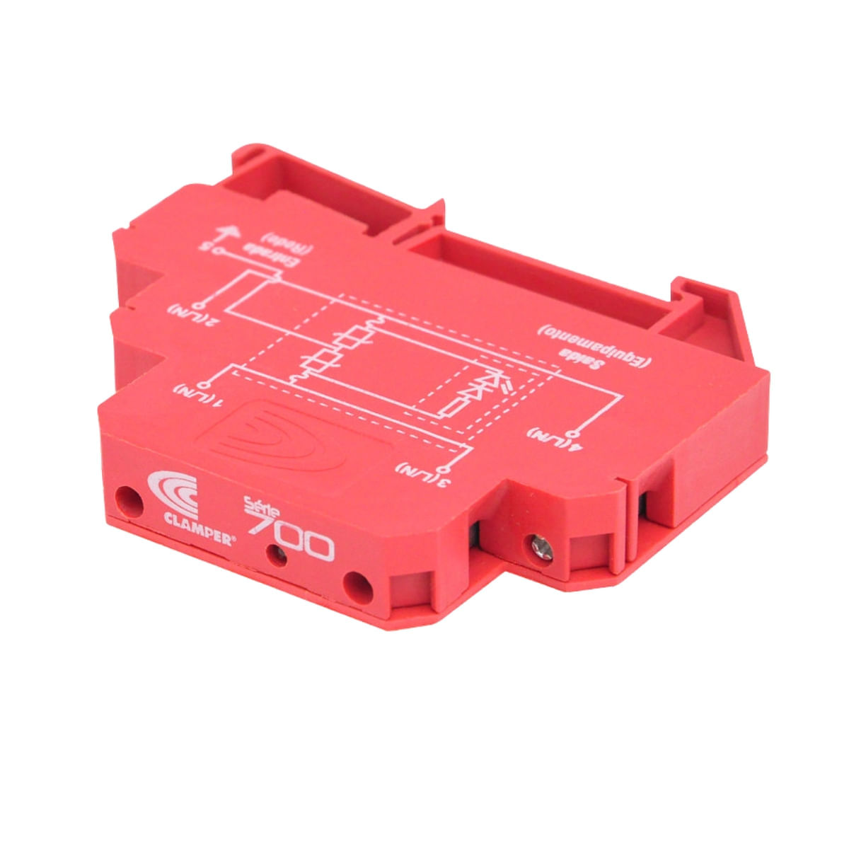 Protetor Dps 10A 50V 13Ka P/ Linha Energia 7266 Clamper | ANDRA