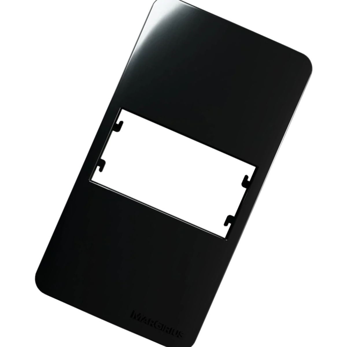 Placa Para Condulete Multiplo 1/2-3/4 Com Suporte 21880 Ebony Sleek ...