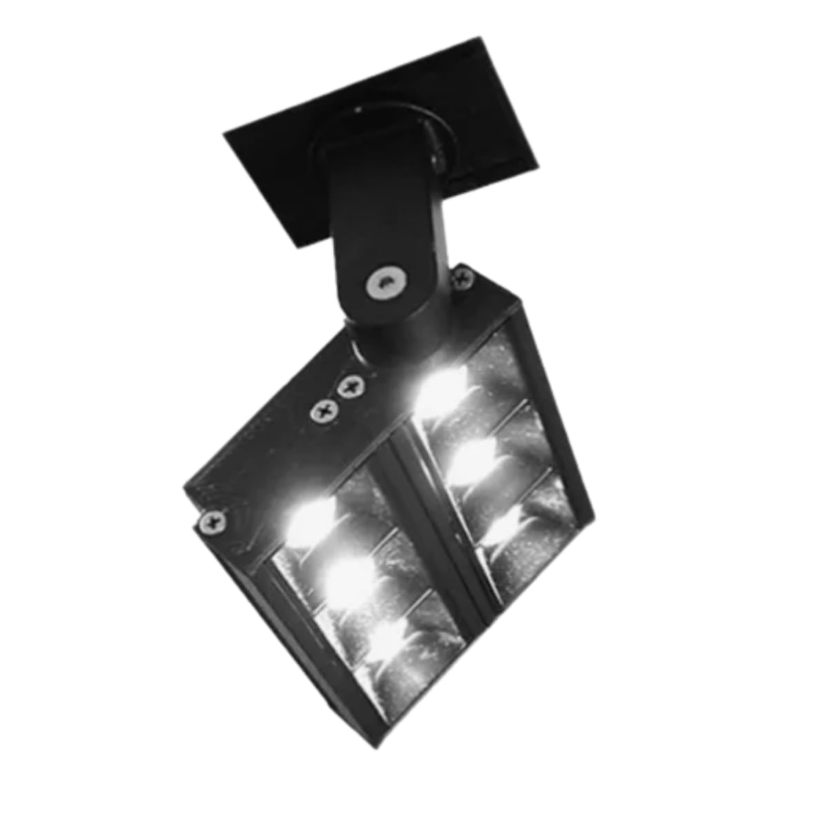 Luminária de Sobrepor Quadrada 14W 2700K Luz Amarela Bivolt Preto ...