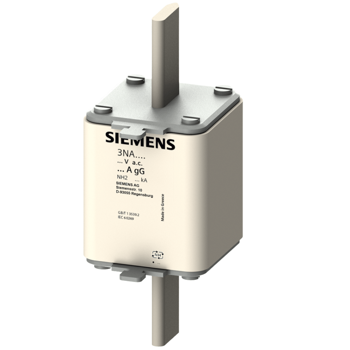 Fusível NH 02 355A 500V Retardado 3NA3254 Siemens | ANDRA