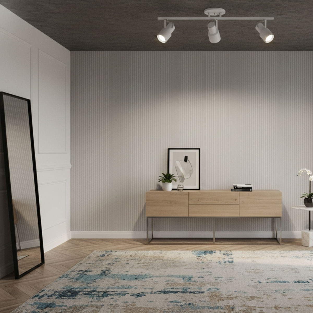 Spot de Sobrepor 3 Lâmpadas E-27 PAR20 Branco 00103TRBR Trilho Focus TY ...